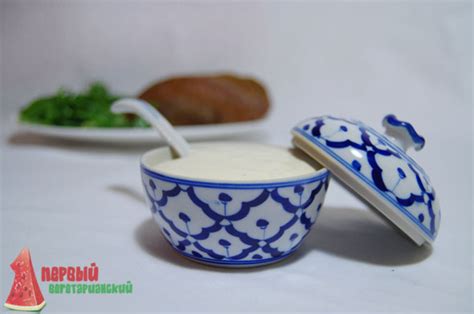 Рецепт Домашний майонез без яиц Первый Вегетарианский