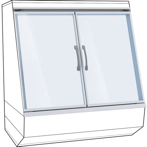 Class Sv Hinged Normal Temperature Refrigerator Glass Doors