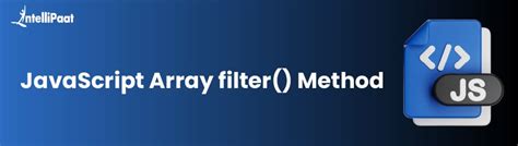 Javascript Filter Function And Method With Examples