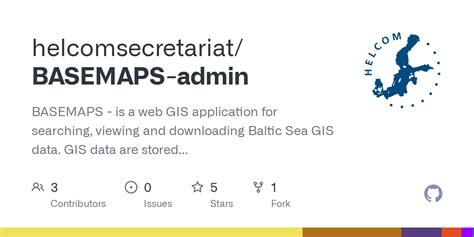GitHub Helcomsecretariat BASEMAPS Admin BASEMAPS Is A Web GIS Application For Searching