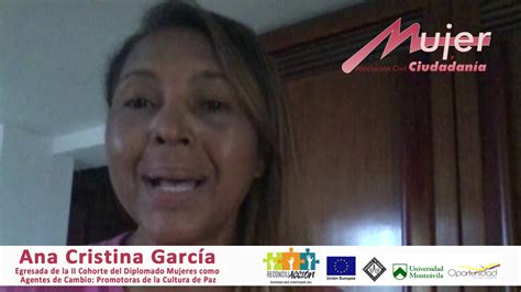 Ana Cristina García Participante De La I Cohorte Del Diplomado Youtube