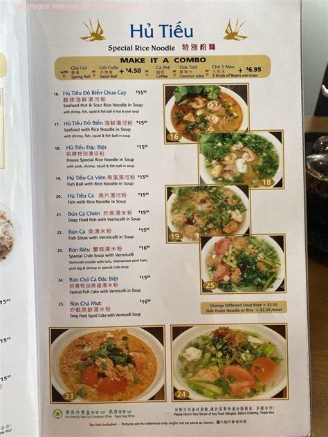 Online Menu Of Bun Cha Ca Hoang Yen Restaurant Vancouver British Columbia V5p 3v1 Zmenu