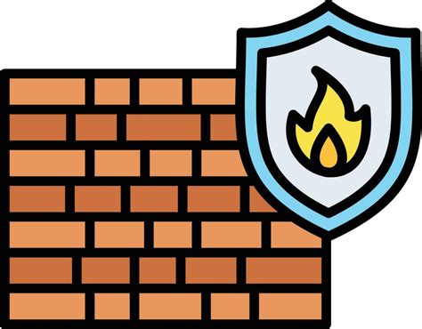 Firewall Vector Icon 30343800 Vector Art At Vecteezy