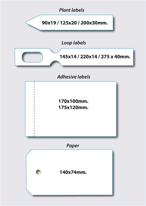 Standard Label Format