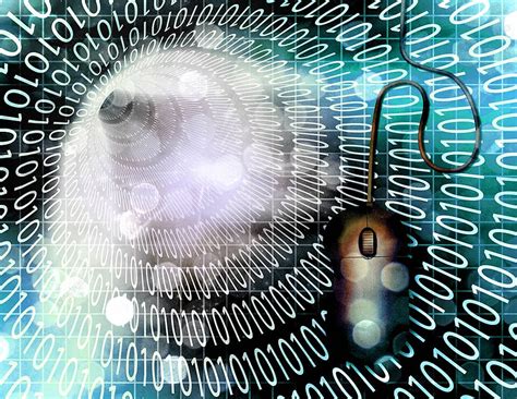 Computer Mouse And Binary Mouse Tech Computer Photo Background And
