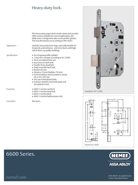Nemef Leaflet 6600 Series Pdf