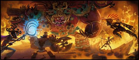 Maya And The Three Battle Lord Mictlan Maya And The Three — Concept