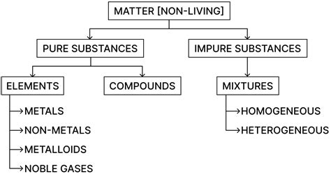 Classification Of Matter Chemistry Unit Review With Pure Substances And
