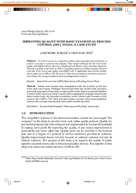 Spc Improving Quality With Basic Statistical Process Control Spc Tools