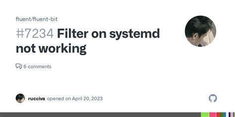 Filter On Systemd Not Working Issue Fluent Fluent Bit GitHub