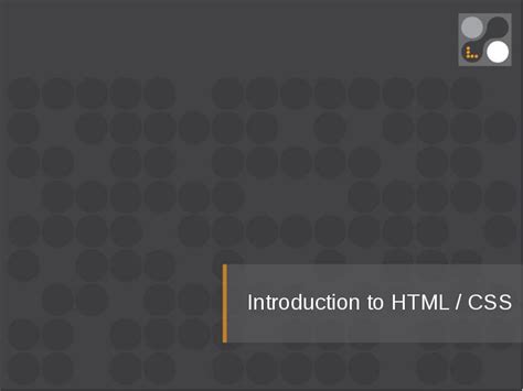 introduction to html css part 6