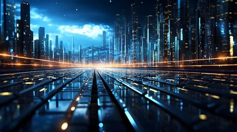 Premium Photo Blue Digital Binary Data On Computer Screen Background