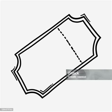티켓 낙서 벡터 아이콘입니다 그리기 스케치 일러스트레이션 손 그린 선 Eps10 그리기에 대한 스톡 벡터 아트 및 기타 이미지 그리기 낙서 드로잉 라벨 Istock