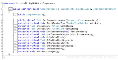 blazor组件的生命周期 blazor生命周期 csdn博客