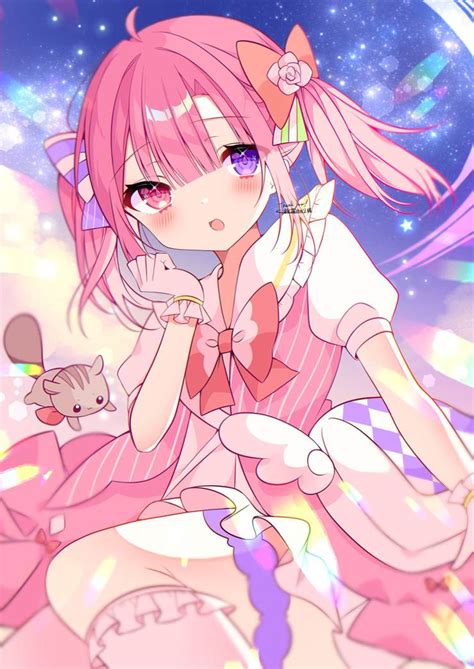 斯凯布 插画师水星すい 的女孩插画图片 Bobopic