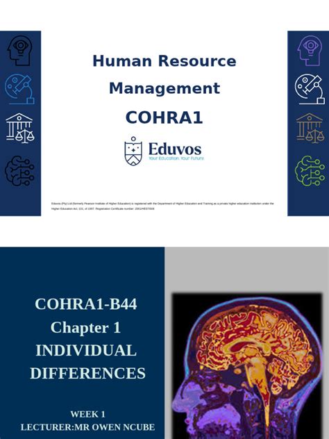cohra1 chapter 1 and 2 individual differences and abilities week 1 slides