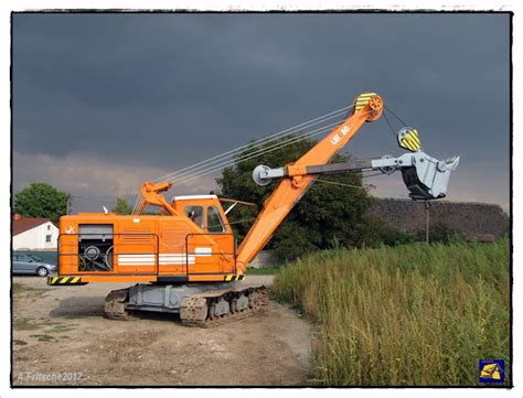 Bagger Galerie Construction Machines Nobas Ub80 Seilbagger Mit Hochlöffel Cableshovel