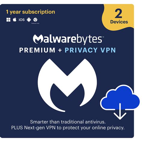 Malwarebytes Premium Antivirus With Privacy Vpn 850016168214 Bandh