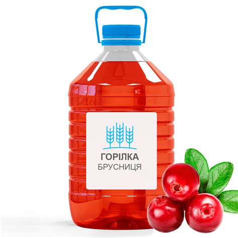 Фруктова горілка за 310 грн 5 літрів на розлив — На основі ягід брусниці