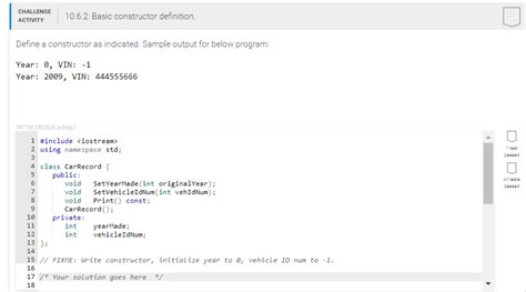 Solved #include using namespace std; class | Chegg.com