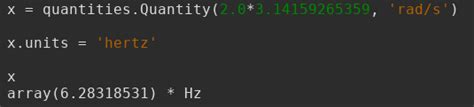 Incorrect Conversion To From Rad S Or Deg S And Hertz Issue 188