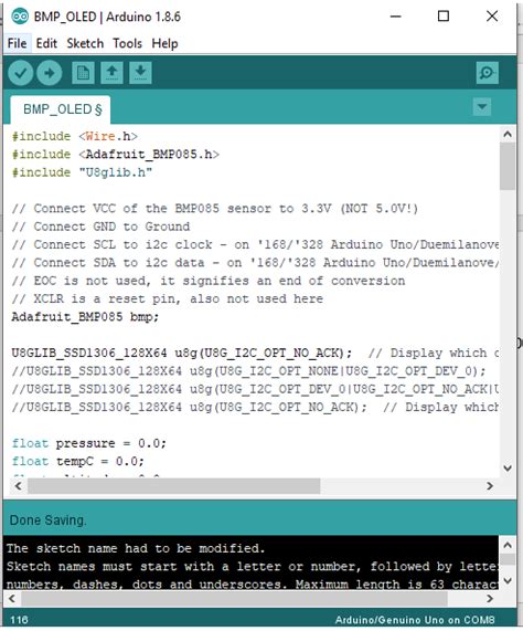 How To Build An Electronic Barometer Bmp180 Pressure Sensor Arduino