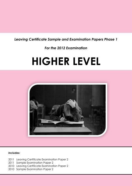 Higher Level Project Maths