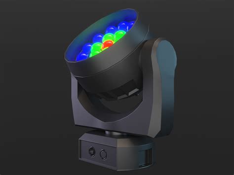 3d Model Moving Head Led Vr Ar Low Poly Cgtrader