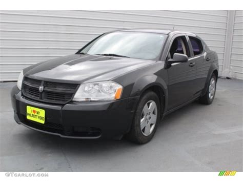 2010 Brilliant Black Crystal Pearl Dodge Avenger Sxt 125276980 Photo
