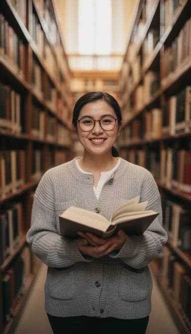 Free Helpful Librarian Smiling Image Librarian Assistant Library