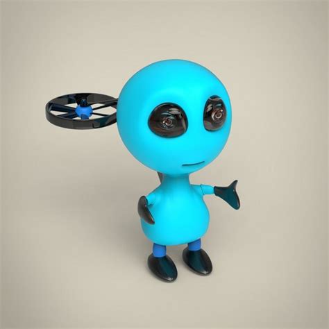 Modelo 3d Alian Robot Ii Turbosquid 2011898