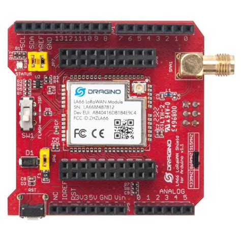 Shield Lorawan La66 Para Arduino