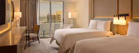 Ocean View Balcony 2 Double Beds Loews Miami Beach Hotel
