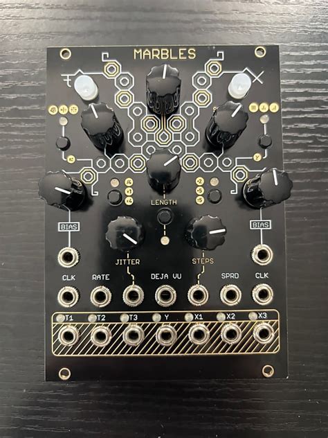 Mutable Instruments Marbles Clone Momo Modular 2020s Black Reverb