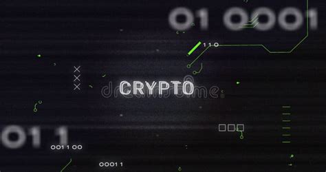 Image Of Interference Over Crypto Text Data Processing And Computer