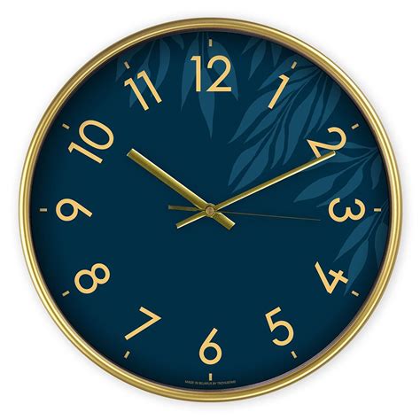 Часы настенные круглые Королевский синий D30 5 см 1 шт купить C доставкой на Ozon по низкой