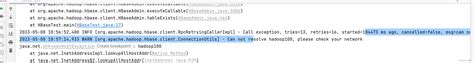 Java连接hbase连接不上报错can Not Resolve，please Check Your Networkcan Not