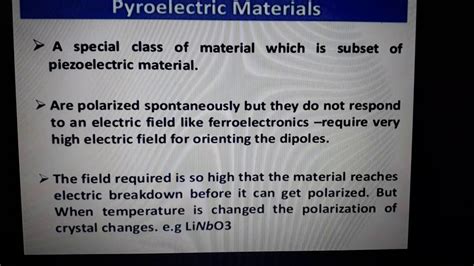 Pyroelectrics YouTube