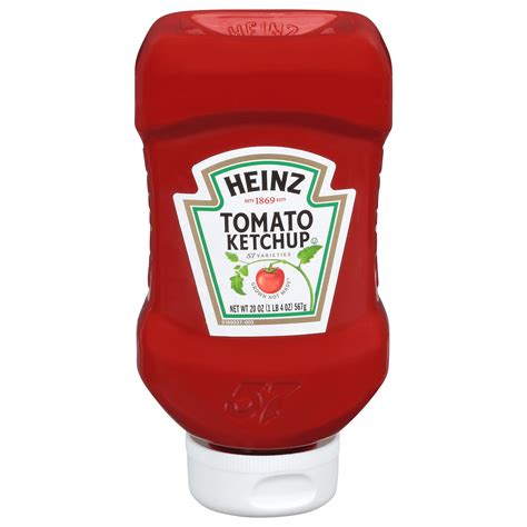 Heinz Tomato Ketchup Forever Full 30 20 Oz Case Bottle 37 5 Lb