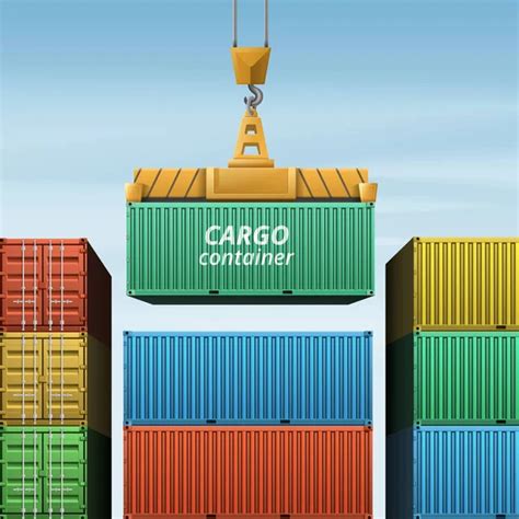 Intermodal Konteyner 스톡 벡터 로열티 프리 Intermodal Konteyner 일러스트레이션 페이지