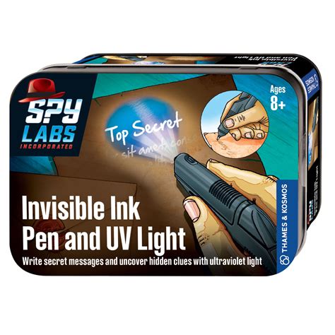 Spy Labs Invisible Ink Pen And Uv Light Thames And Kosmos