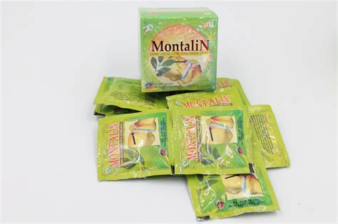 Montalin Jamu Pegal Linu Dan Asam Urat - Each Box Contains 10 Sachets