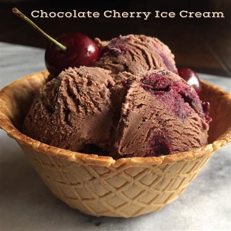 Making The Most Of Naptime Sweet Cherry Chocolate Ice Cream