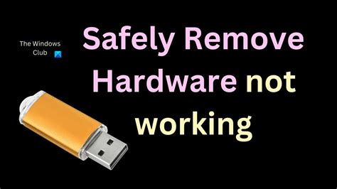 Safely Remove Hardware Notification Missing Windows 10 At Danelle Perez
