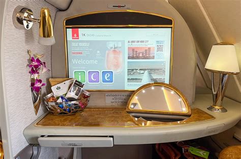 Emirates First Class Suite Shower