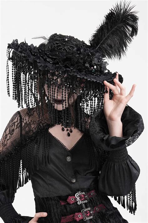 Dark Duchess Tassel Hat Vampirefreaks