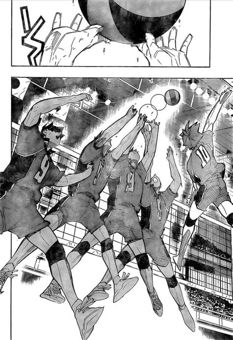Haikyuu Chapter 287 Karasuno Vs Inarizaki Manga Panel Haikyuu