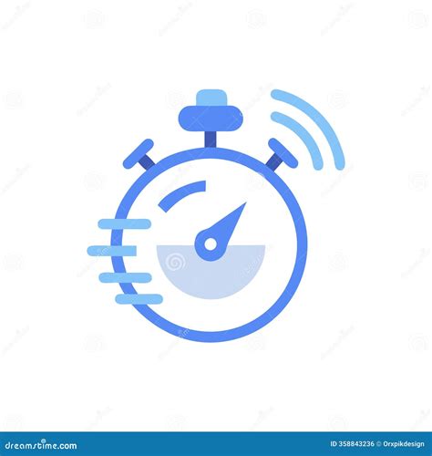 Effective Reaction Timer For Speed Training Stock Illustration