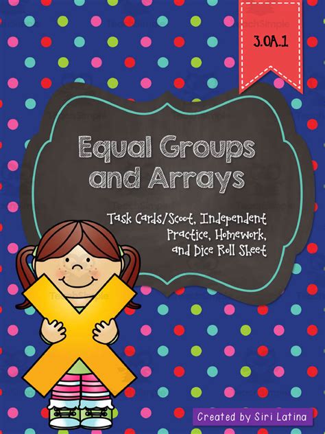 Equal Groups And Arrays Activity Pack By Teach Simple