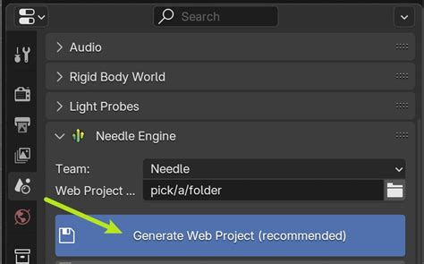Structure Of A Needle Engine Project Needle Engine Documentation